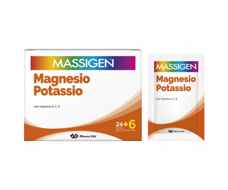 Massigen Magnesio e Potassio - 24+6 Bustine OMAGGIO | Farmasave.it