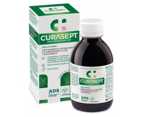 Curasept ADS Clorexidina 0.20% Collutorio Trattamento Astringente 200 ...