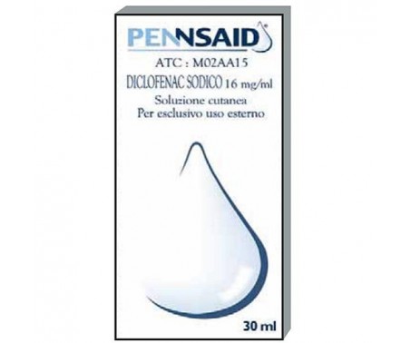 Pennsaid 16 mg/ml Diclofenac Sodico Soluzione Cutanea 30 ml | Farmasave.it