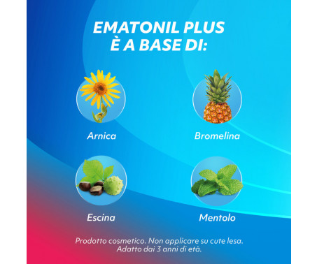 Ematonil Plus, Emulsione Gel, Crema per Ematomi, Lividi e Contusioni ...