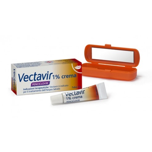 Vectavir 1% Crema Antivirale Penciclovir 2 g | Farmasave.it
