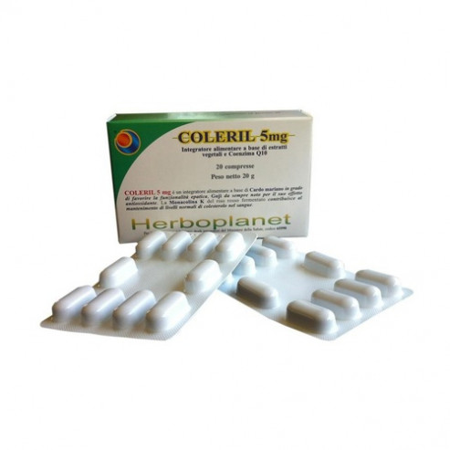 Herboplanet Coleril Integratore 20 Compresse | Farmasave.it