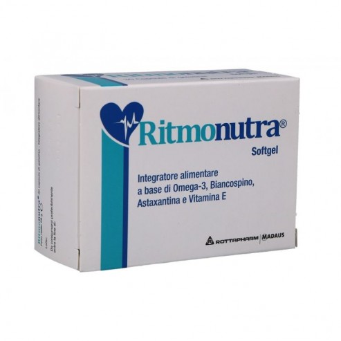 Rottapharm Ritmonutra Integratore Cardiovascolare 30 Softgel | Farmasave.it